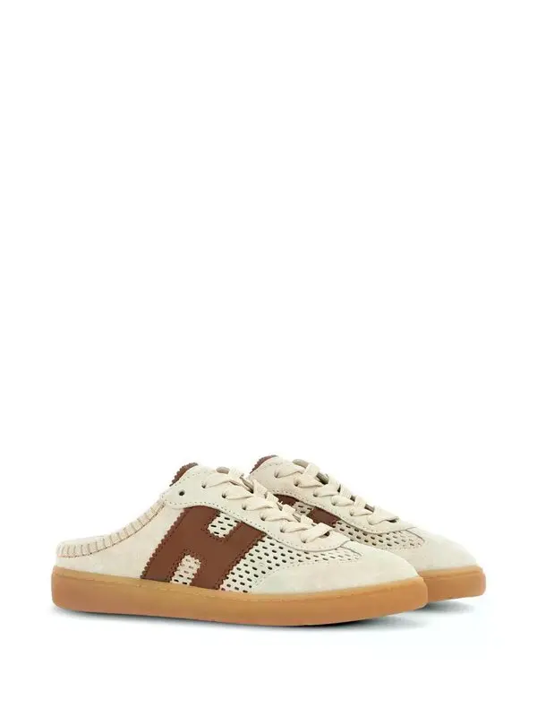 Hogan Cool Perforated Sneaker Mules