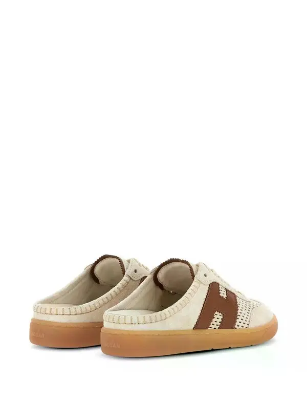 Hogan Cool Perforated Sneaker Mules