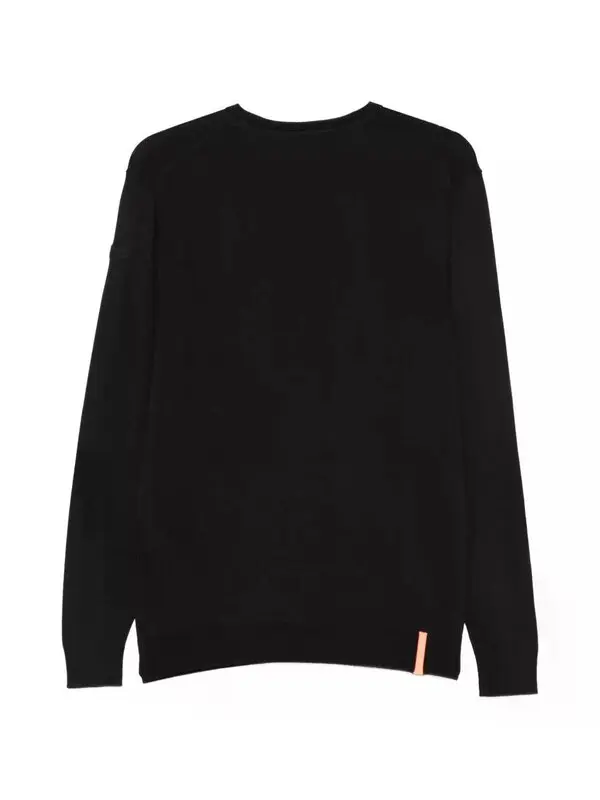 RRD Ribbed Crew Neck Sweater - Black