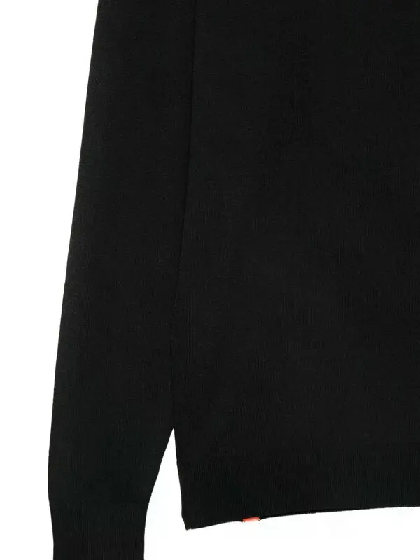 RRD Ribbed Crew Neck Sweater - Black