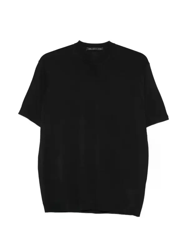 LOW BRAND Crewneck Panelled T-shirt