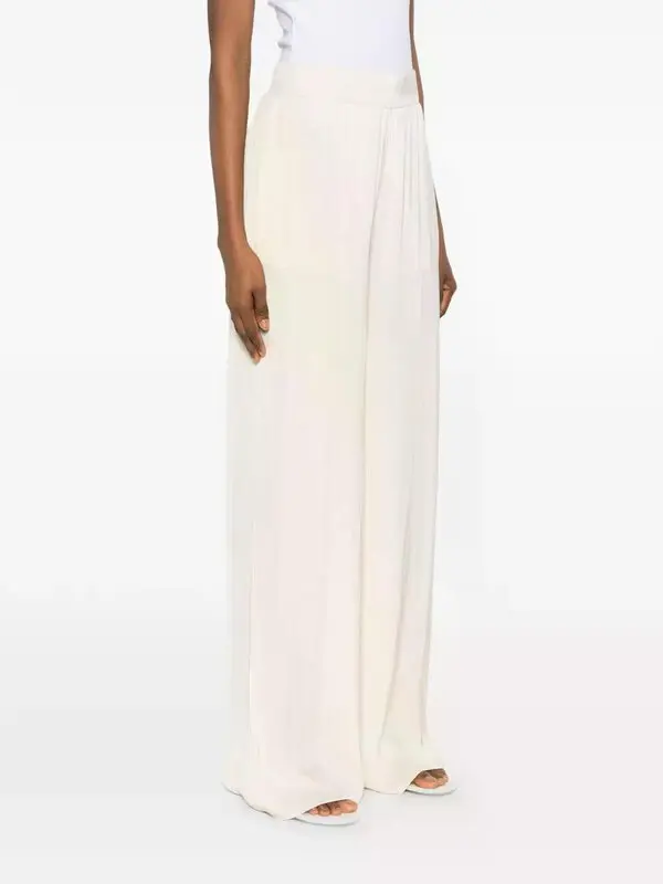 Patrizia Pepe Wide-leg High-waisted Elasticated Trousers