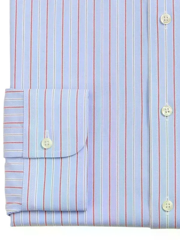 Brooks Brothers Button-down Striped Shirt - Blue