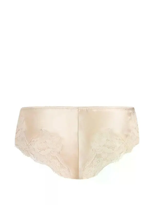 Dolce & Gabbana Lace-trim Briefs - Neutrals
