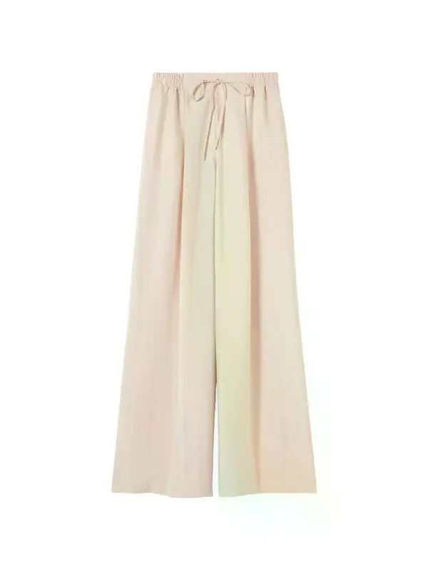 Claudie Pierlot Drawstring Wide-leg Tailored Trousers - Neutrals