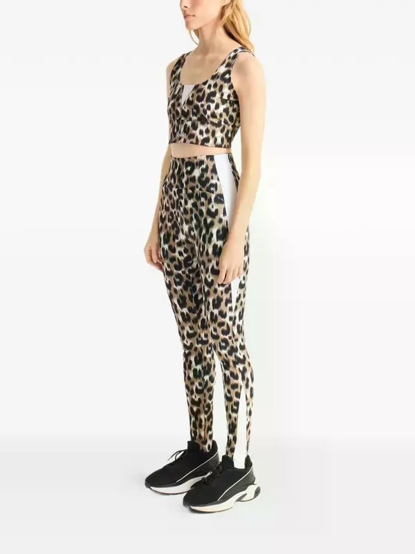 Fusalp Biarris Leopard-pattern Leggings - Neutrals
