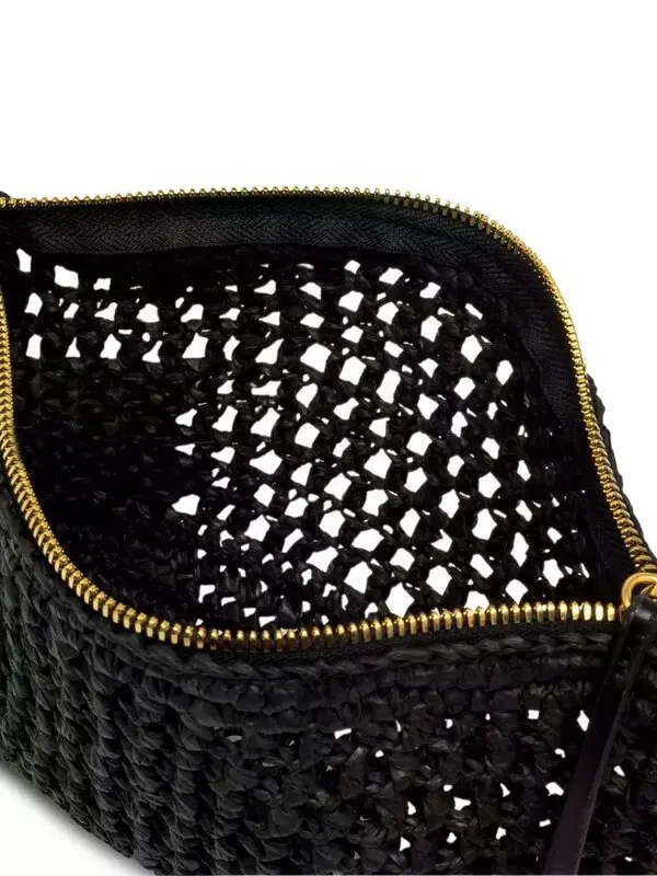 GIANNI CHIARINI Small Nefeli Crochet Zip Pouch