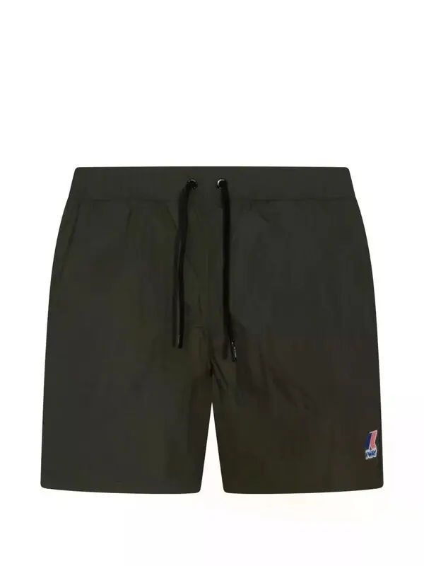K-WAY Le Vrai Olivier Drawstring Swim Shorts - Green