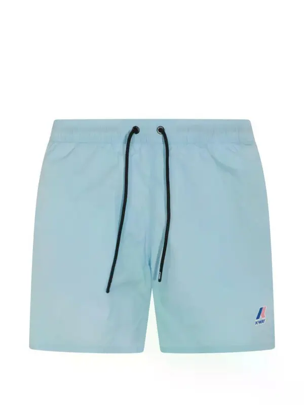K-WAY Drawstring Swim Shorts - Blue
