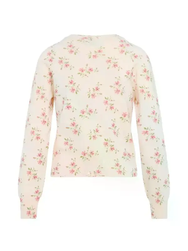 Simone Rocha Floral-print Cardigan