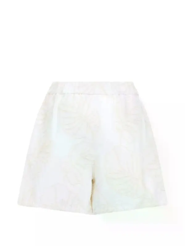 Moncler Floral Drawstring Shorts