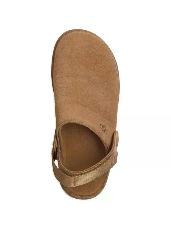 UGG Goldenstar Suede Clogs - Brown