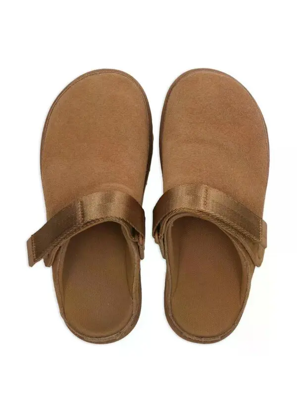 UGG Goldenstar Suede Clogs - Brown