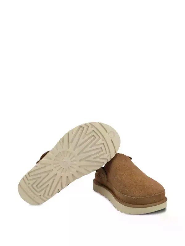 UGG Goldenstar Suede Clogs - Brown