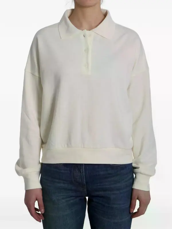 THE ROW Corzas Long-sleeved Polo Shirt