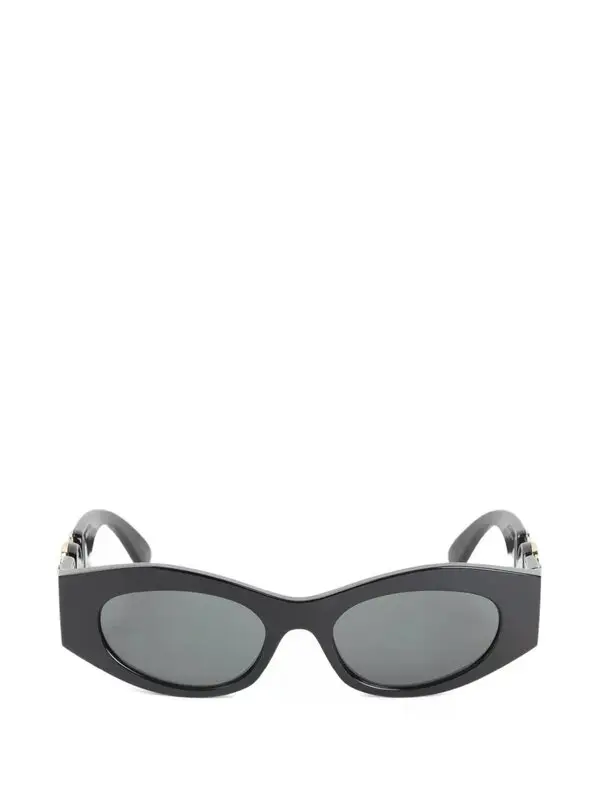Versace Oval-frame Sunglasses - Black