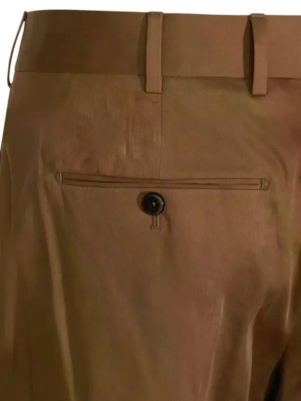 PT TORINO Button-fastening Pleated Trousers