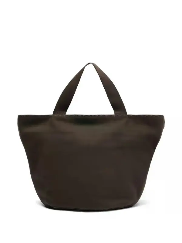 THE ROW Contrast-stitching Tote Bag - Green