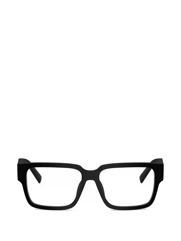 Prada Rectangle-frame Eyeglasses - Black