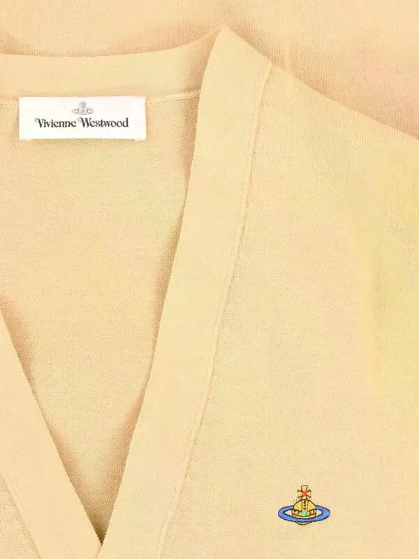 VIVIENNE WESTWOOD Button-front Cardigan - Neutrals