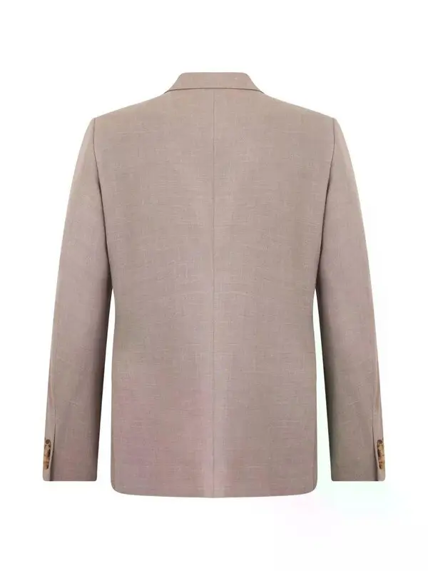 Zegna Single-breasted Blazer - Neutrals