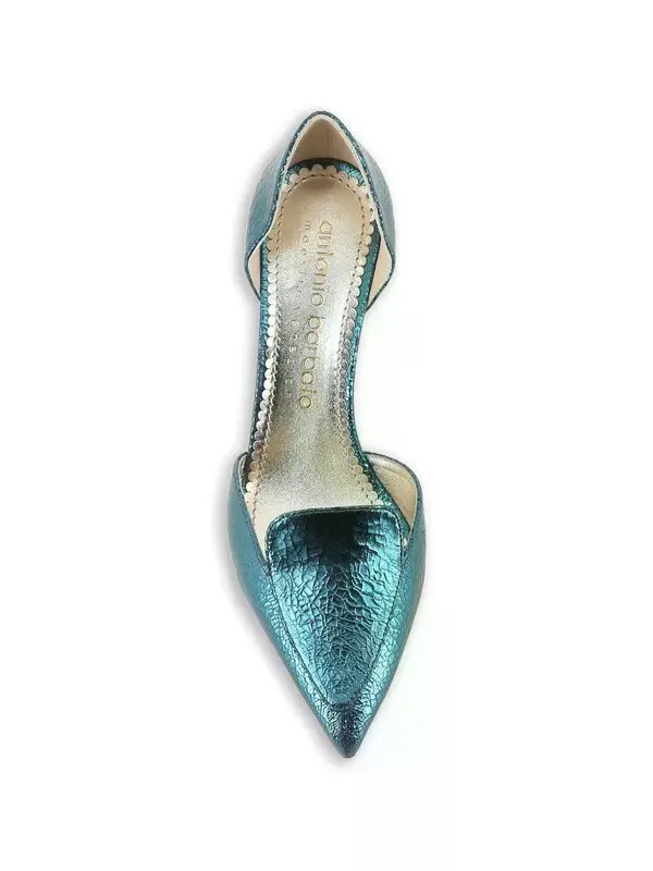 ANTONIO BARBATO MAESTRI VENEZIANI Cracked Leather Pumps