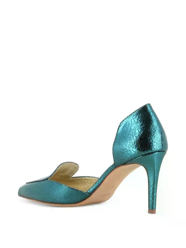 ANTONIO BARBATO MAESTRI VENEZIANI Cracked Leather Pumps
