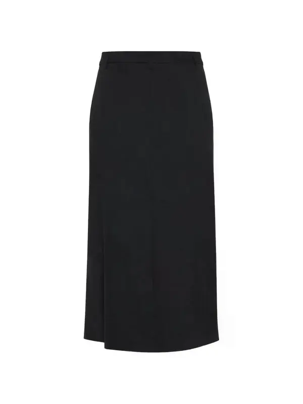 THE ROW High-waisted Midi Skirt