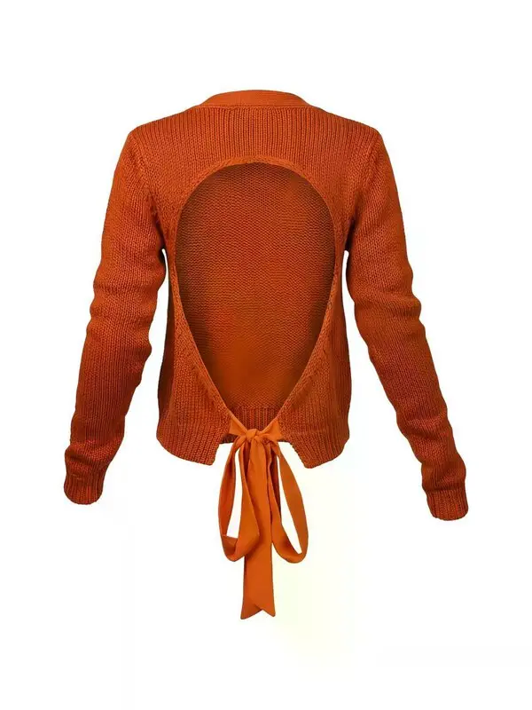 Valentino Garavani Open-back Tie Sweater