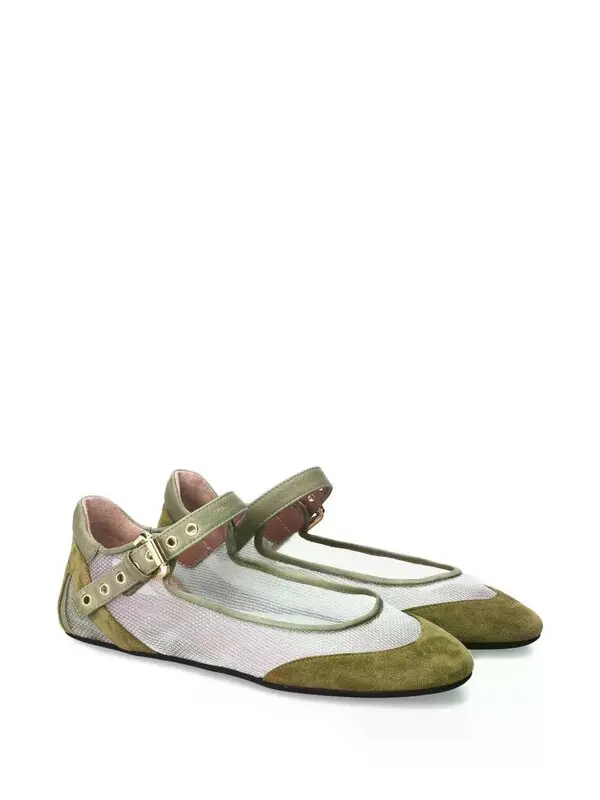 Premiata Buckle Ballet Flats - Neutrals