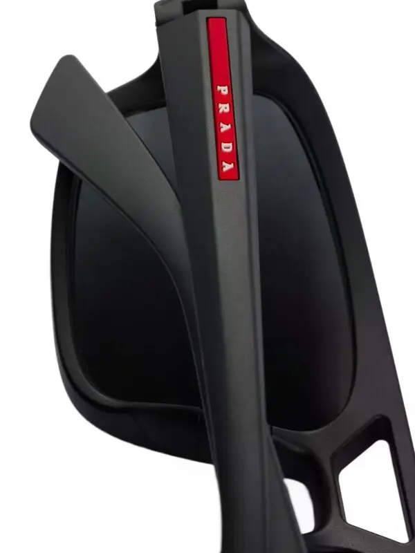 Prada Linea Rossa Rectangle Sunglasses - Black