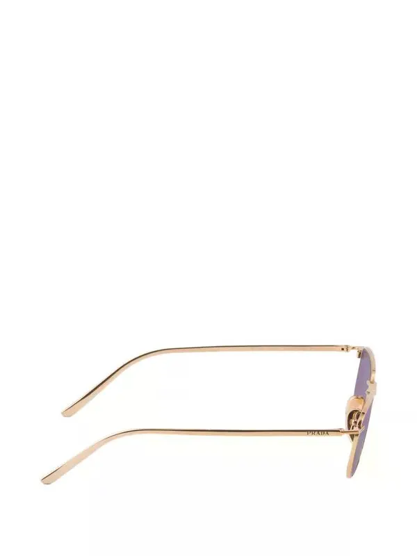 Prada Sunglasses With Logo - Gold