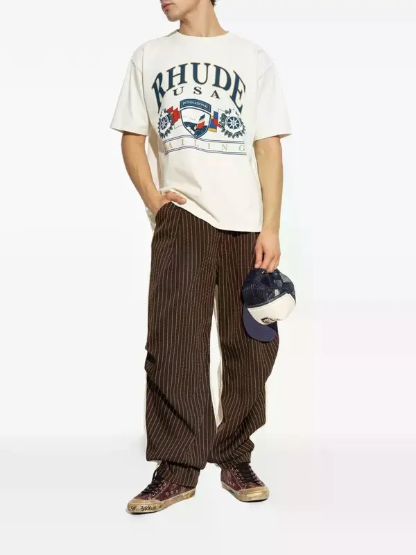 Rhude Graphic-print T-shirt - Neutrals