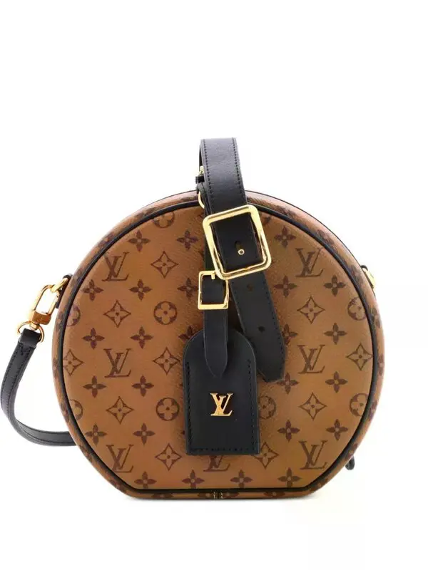 LOUIS VUITTON Petite Boite Chapeau Reverse Monogram - Brown