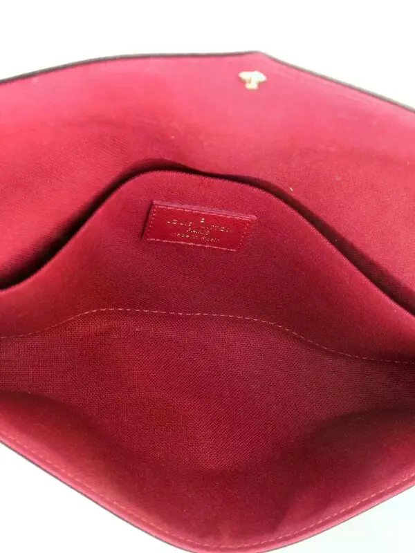 LOUIS VUITTON Felicie Pochette Monogram Canvas - Brown
