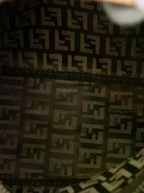 Fendi 2000-2010 Zucchino Canvas Baguette