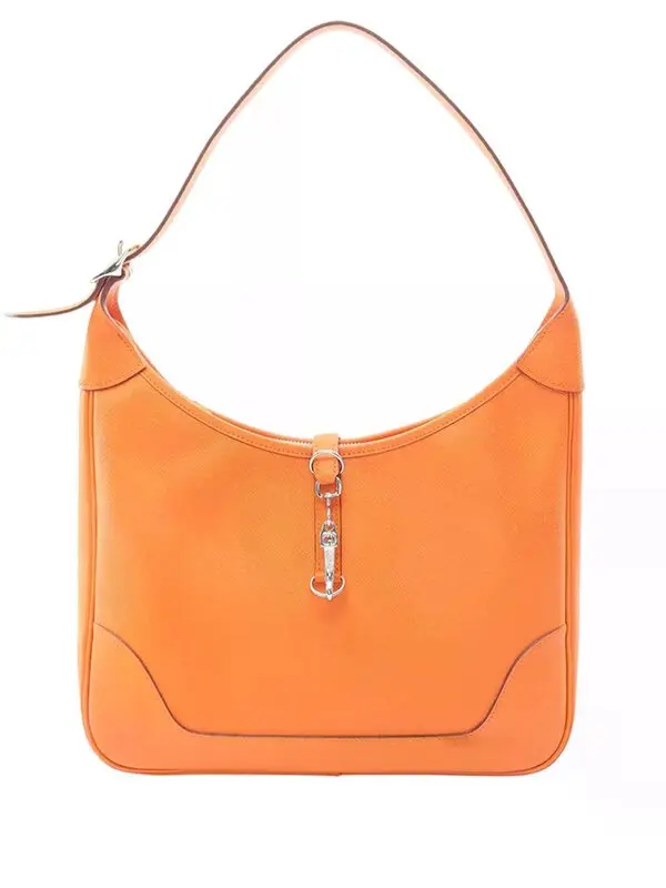 Hermès 2006 Epsom Trim 31 Shoulder Bag - Orange