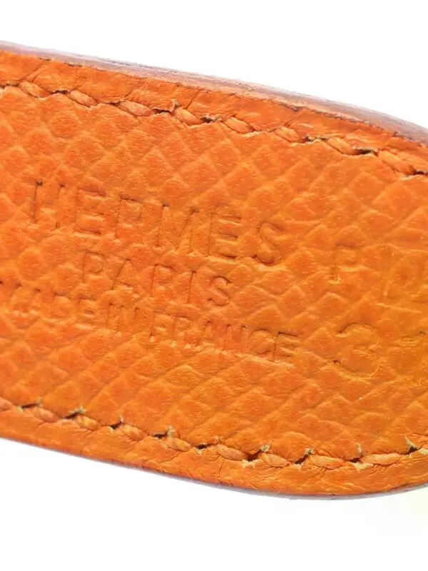 Hermès 2006 Epsom Trim 31 Shoulder Bag - Orange