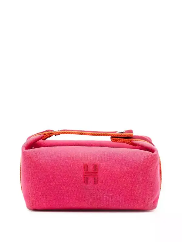 Hermès Toile Bride A Brac Case - Pink