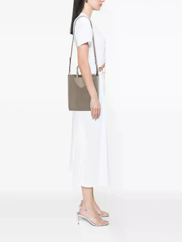 Celine 2019 Small Grained Calfskin Vertical Cabas Satchel - Brown