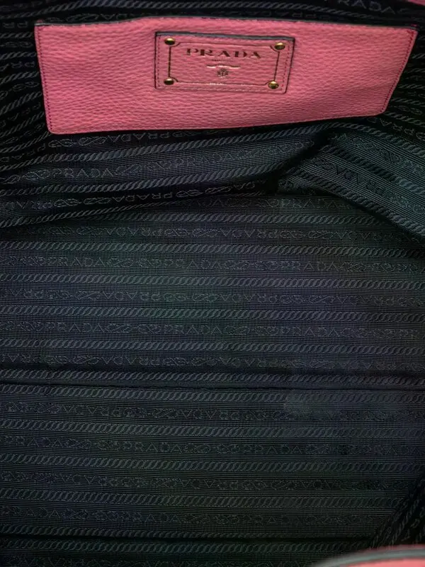 Prada Vitello Daino Open Convertible Tote Satchel