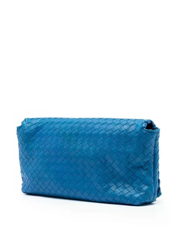 Bottega Veneta Nappa Intrecciato Flap Crossbody Bag