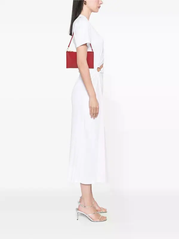 Prada Saffiano Leather Shoulder Bag - Red