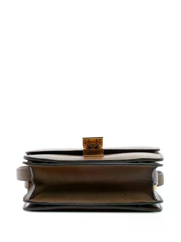 Celine 2019 Small Classic Box Crossbody Bag - Brown