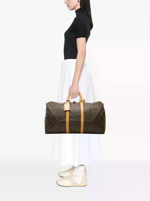LOUIS VUITTON 1997 Monogram Keepall 55 Travel Bag