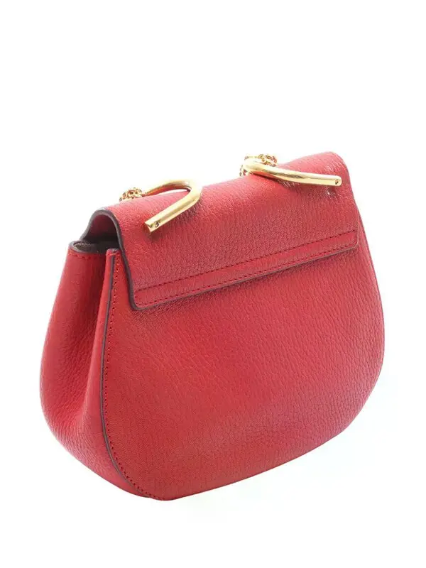 Chloé 2010-2016 Mini Leather Drew Crossbody Bag - Red