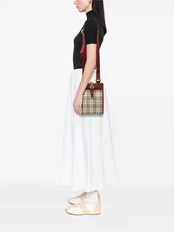 Burberry House Check Canvas Crossbody Bag