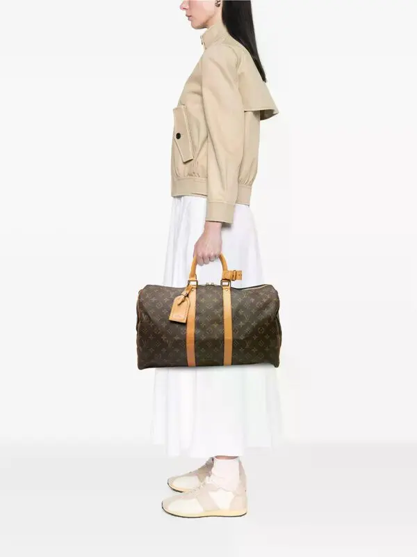 LOUIS VUITTON 2001 Monogram Keepall 45 Travel Bag