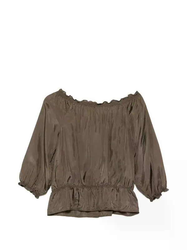 Aspesi Ruffled Button Blouse