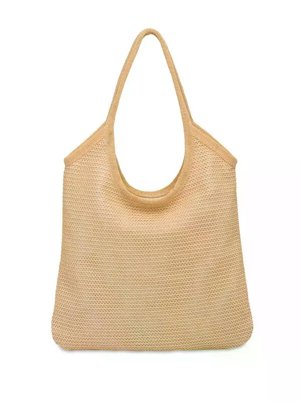 Miu Miu Logo-print Raffia Tote